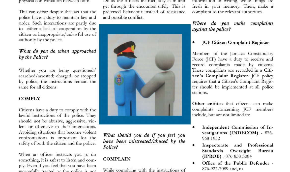 PCOA Citizen’s Corner - Police Civilian Oversight Authority